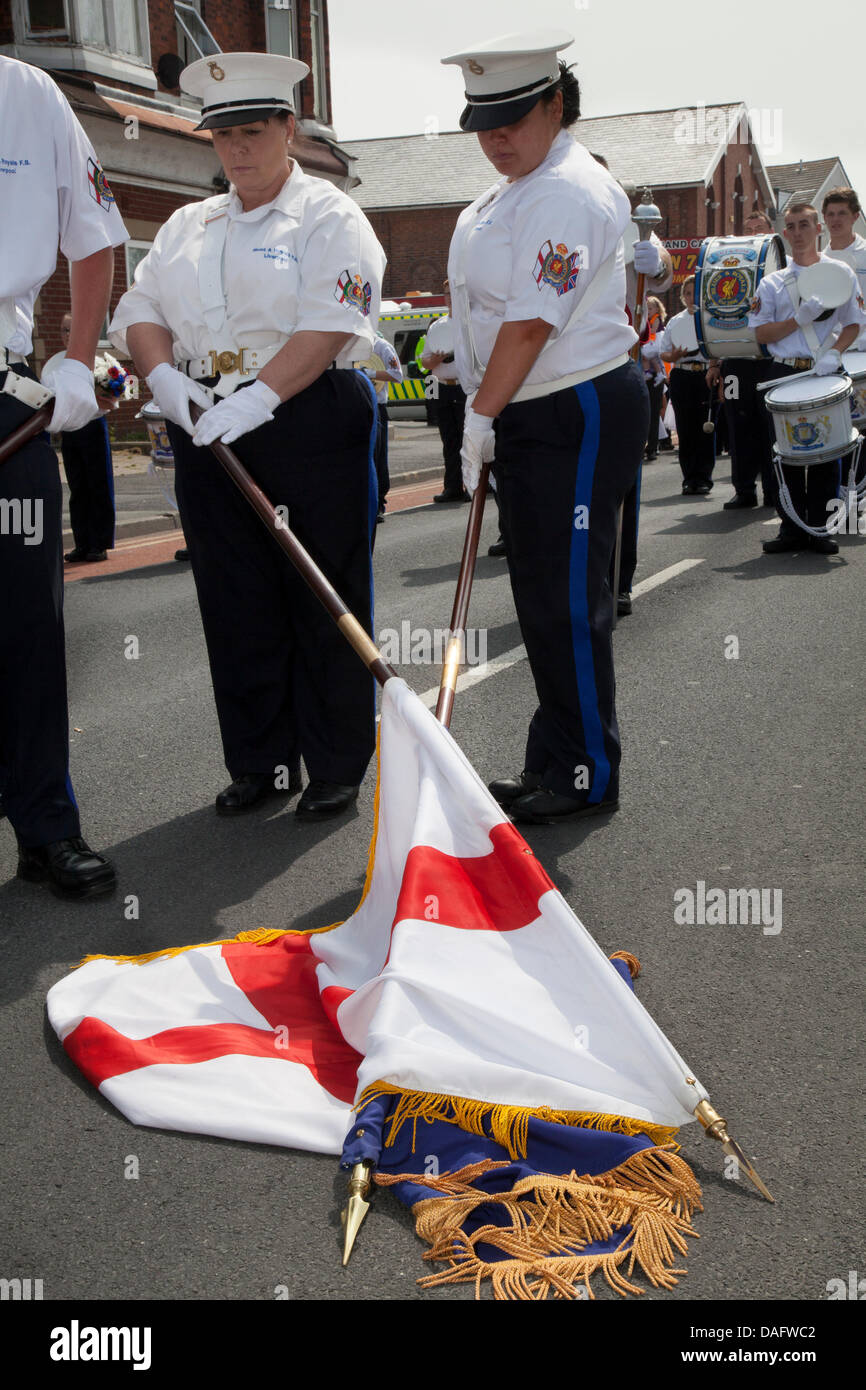 Orange bands and flags hi-res stock photography and images - Alamy