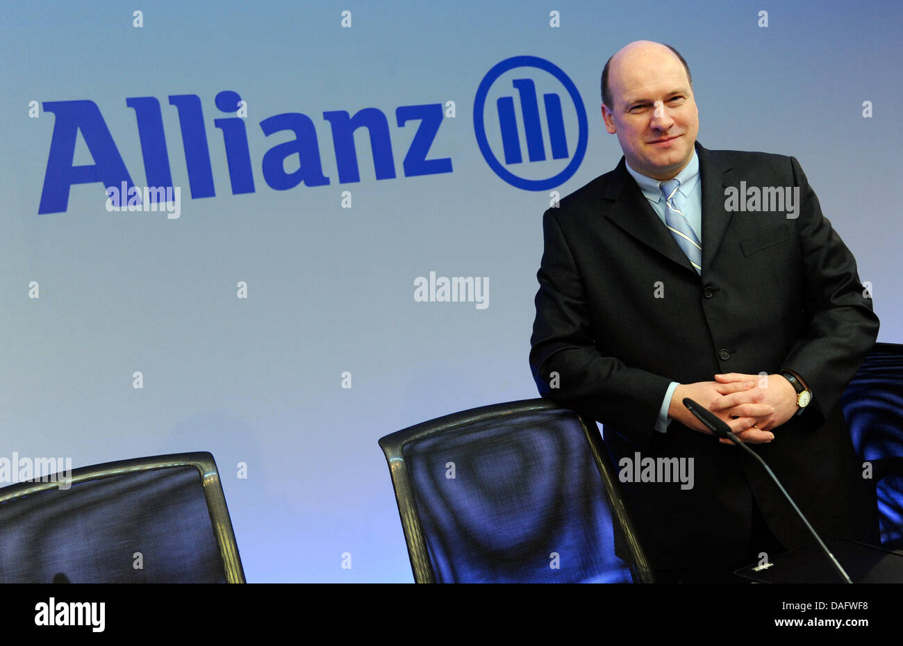 CEO of Allianz Germany, Dr. Markus Riess, is pictured at the annual ...