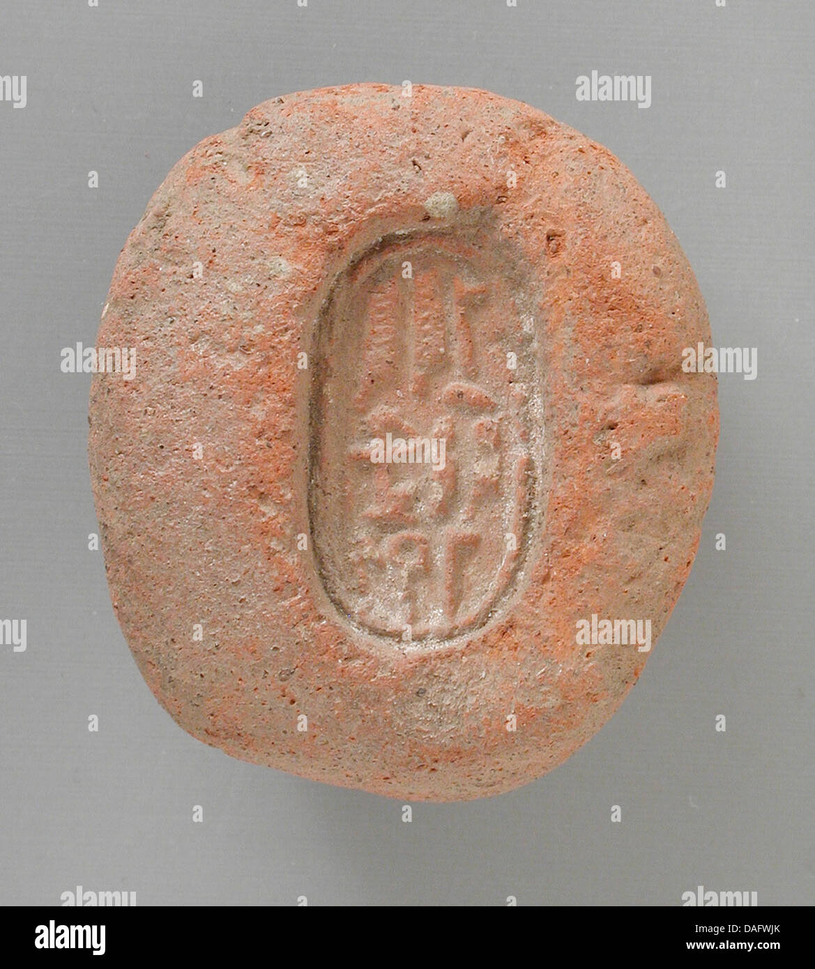 This mold bears the birth name of Ay, an ancient Egyptian official ...