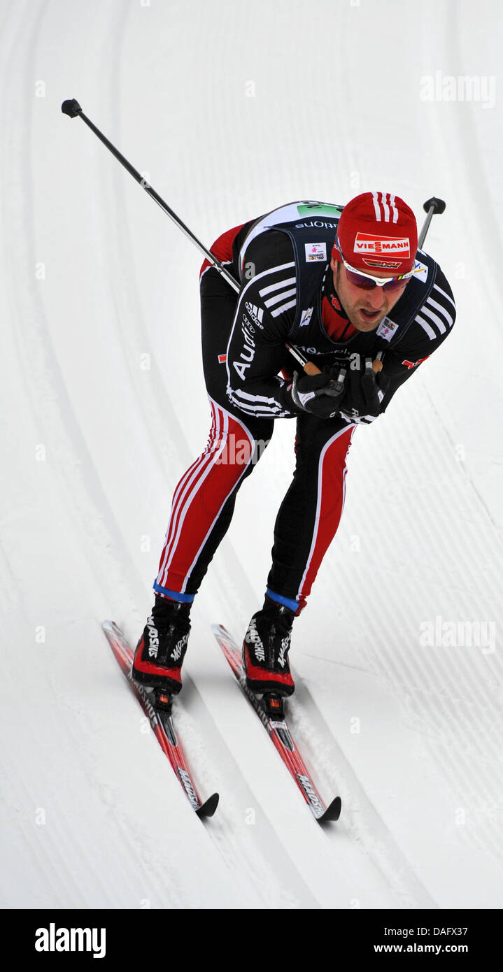 Axel Teichmann of Germany is pictured in action during the Men's 4x10 ...