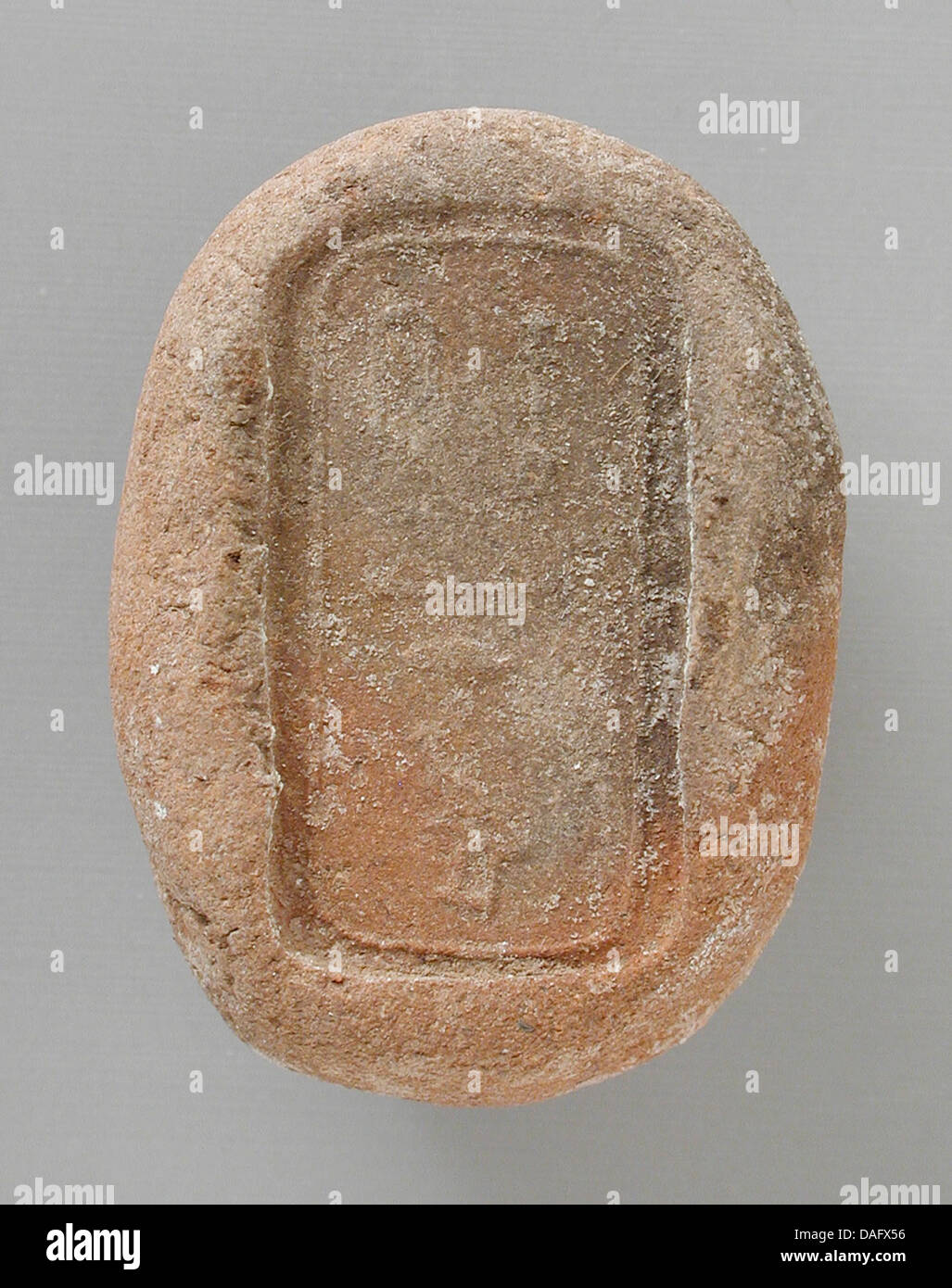 This mold depicts the cartouche of King Snefru, an ancient Egyptian ...
