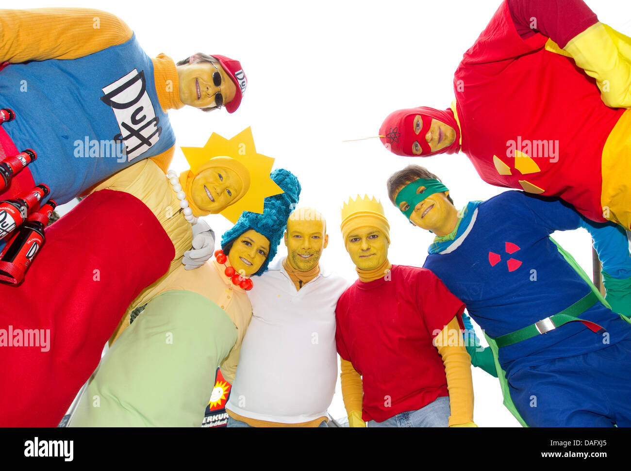 People have dressed up as charcters from the popular animated ...