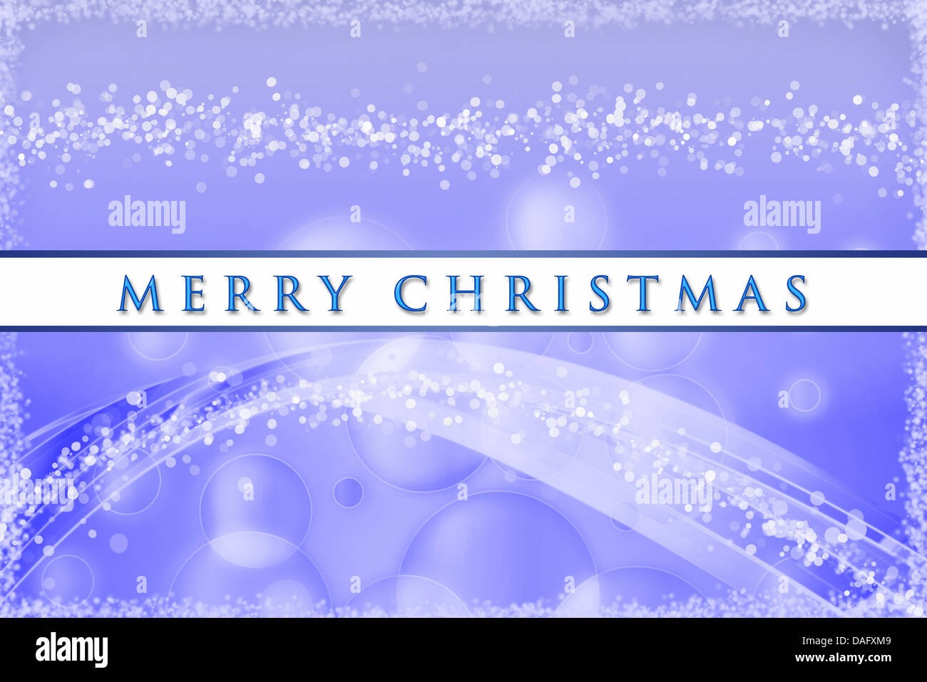Fantastic Christmas wave design with snowflakes Stock Photo - Alamy