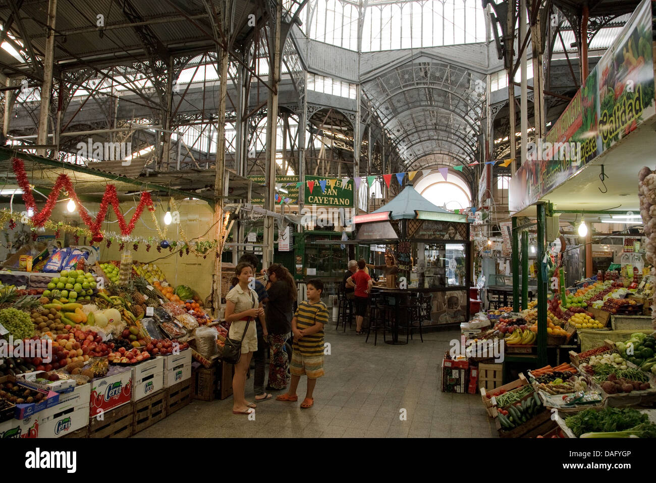 Inside San Telmo market in Buenos Aires, Argentina Stock Photo - Alamy