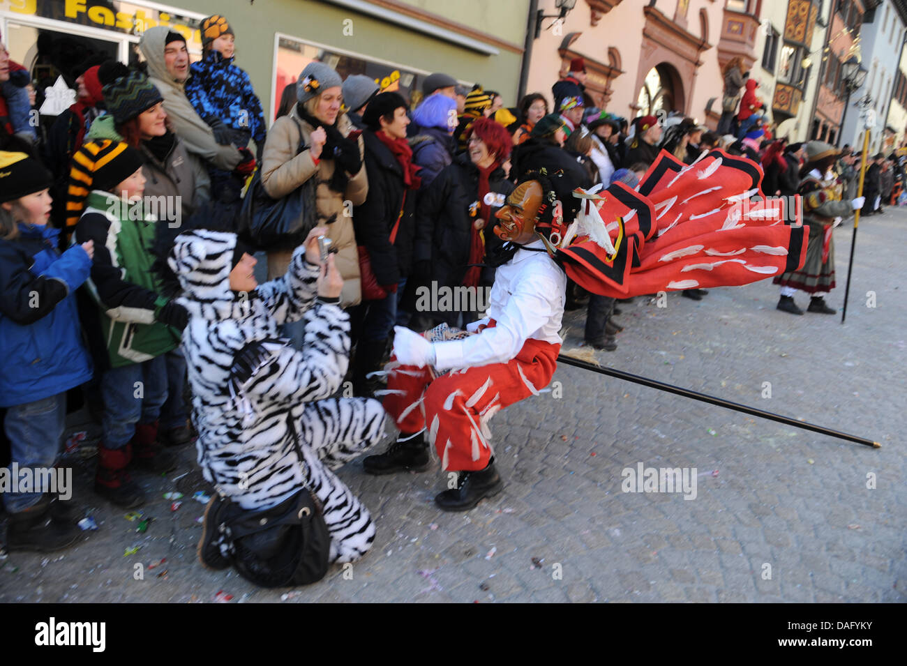 A traditional figure of the Swabian-Alemannic carnival dubbed ...