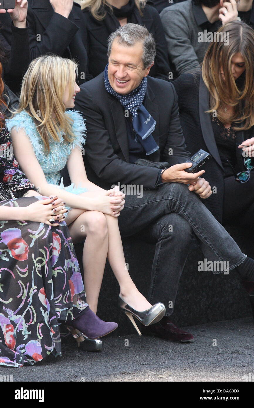 Star photographer Mario Testino attends the presentation of the Fall ...