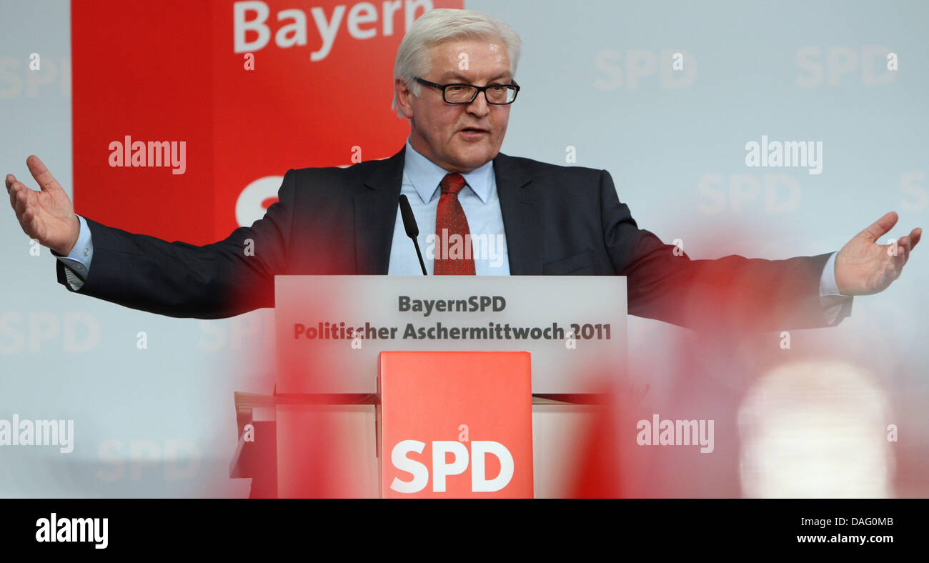 Party leader of the Social Democratic Party of Germany (SPD) Frank ...