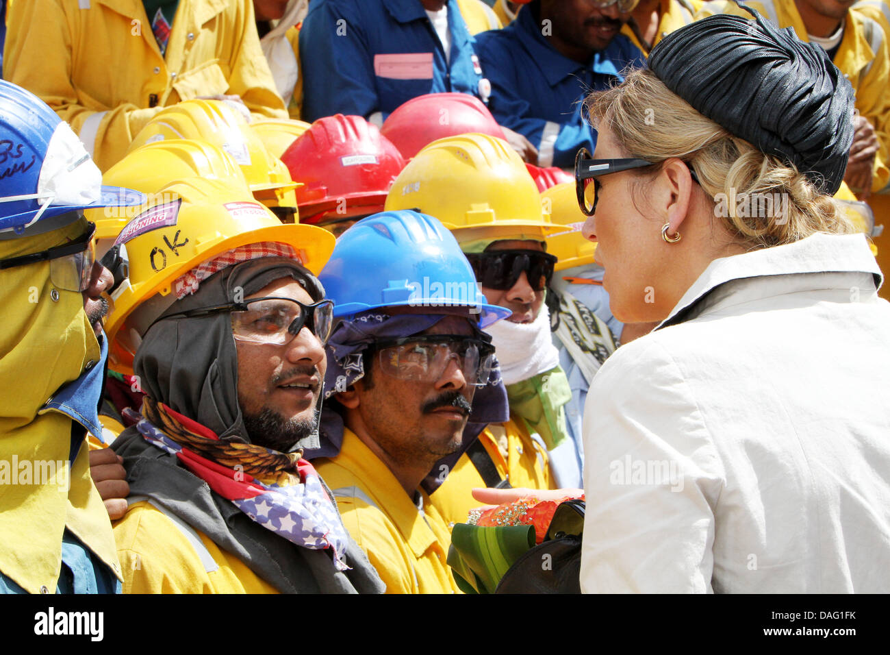 Princess Maxima of the Netherlands visits Ras Laffan Industrial City in ...