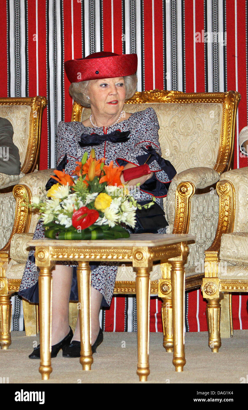 Queen Beatrix visits the Ras Laffan Industrial city (RLIC) and the ...