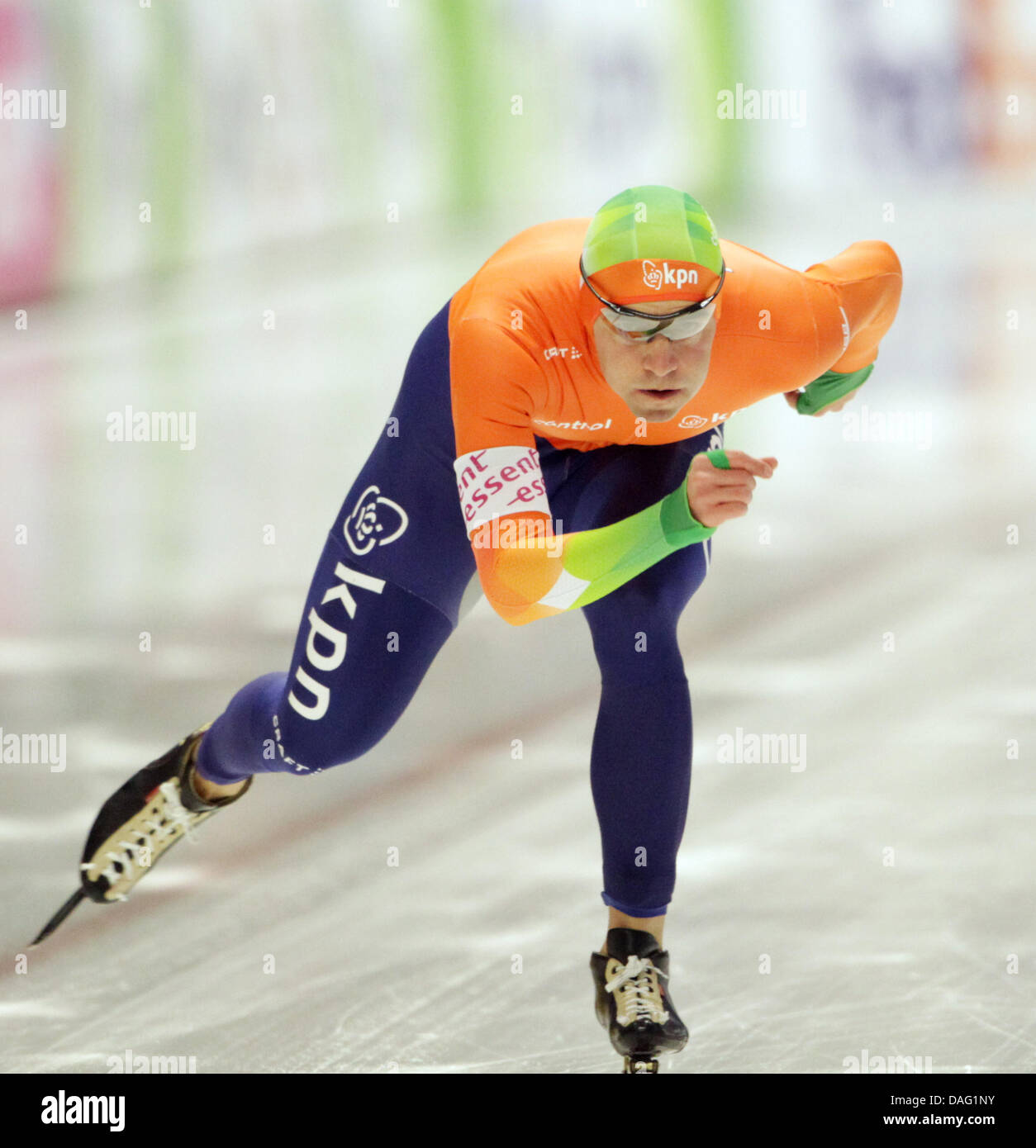 Dutch speed skater Mark Tuitert competes in the Men's 1,500 metres race ...
