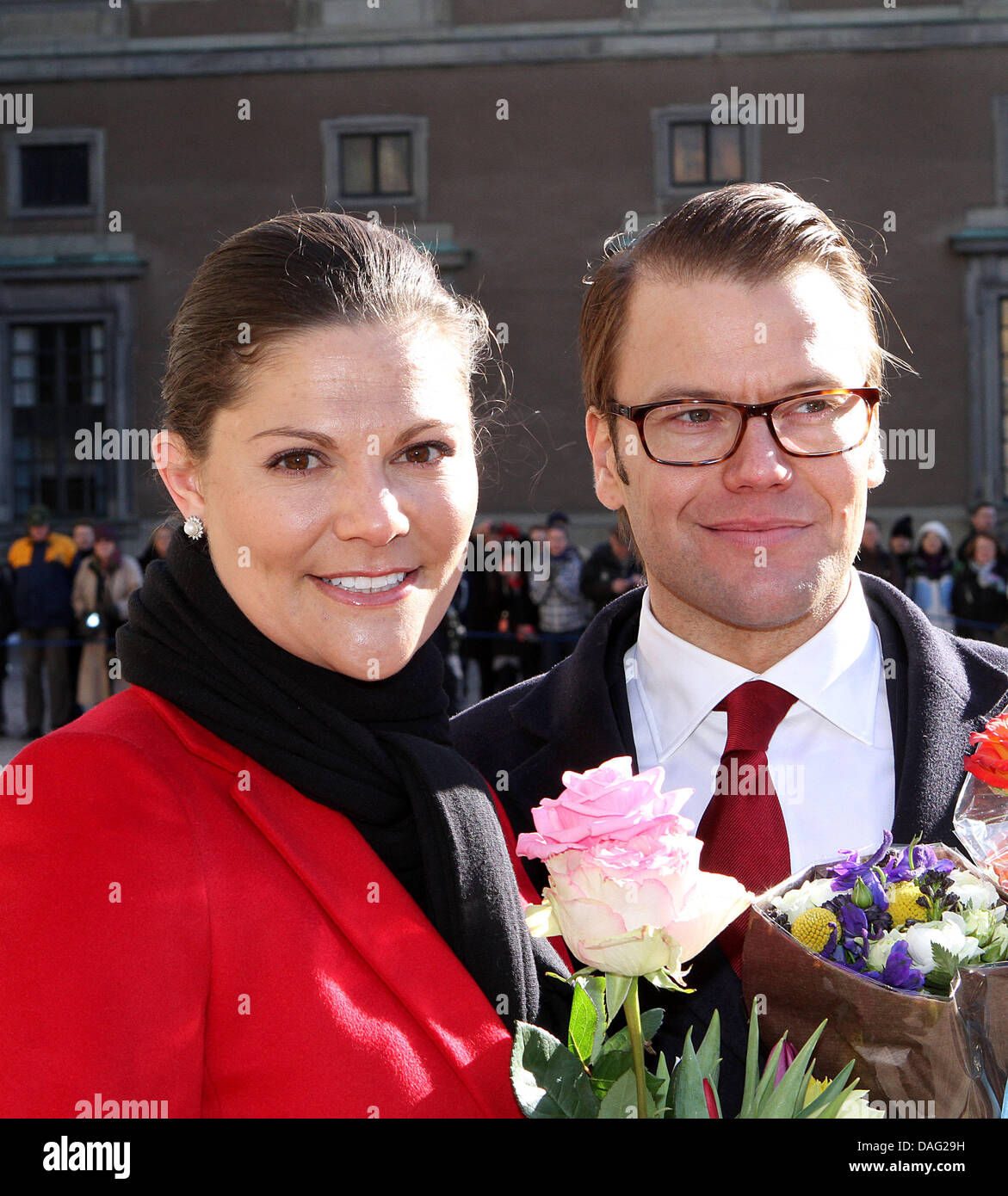 Swedish Crown Princess Victoria and Prince Daniel receive ...