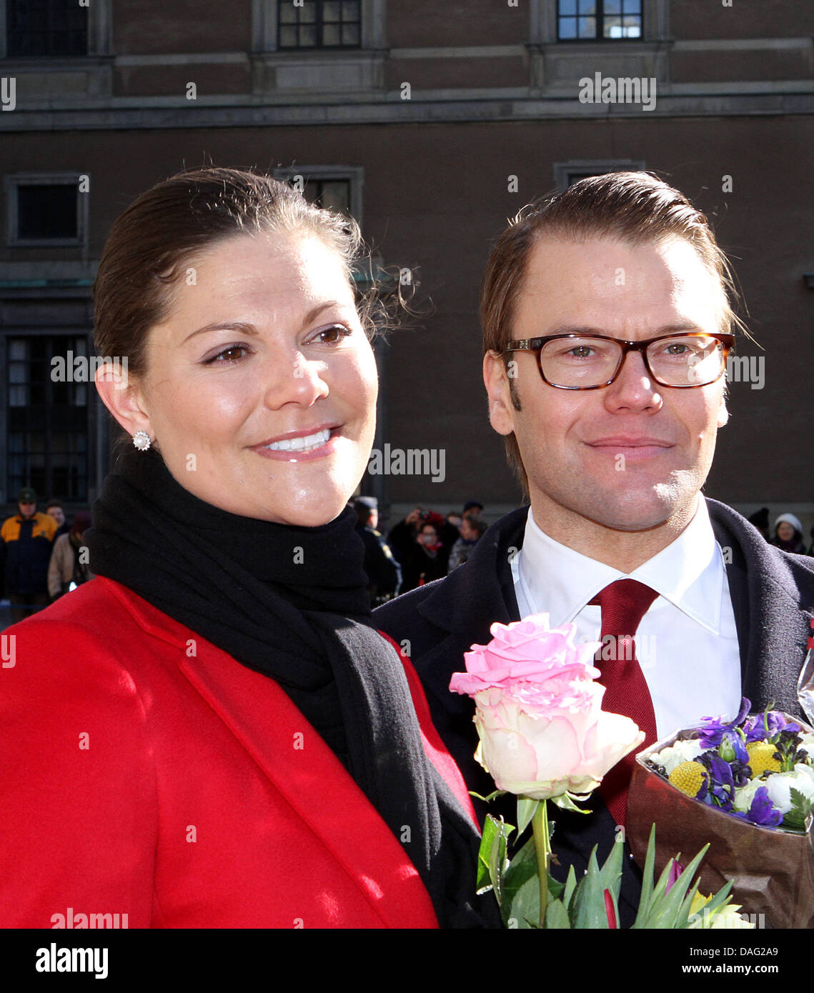 Swedish Crown Princess Victoria and Prince Daniel receive ...
