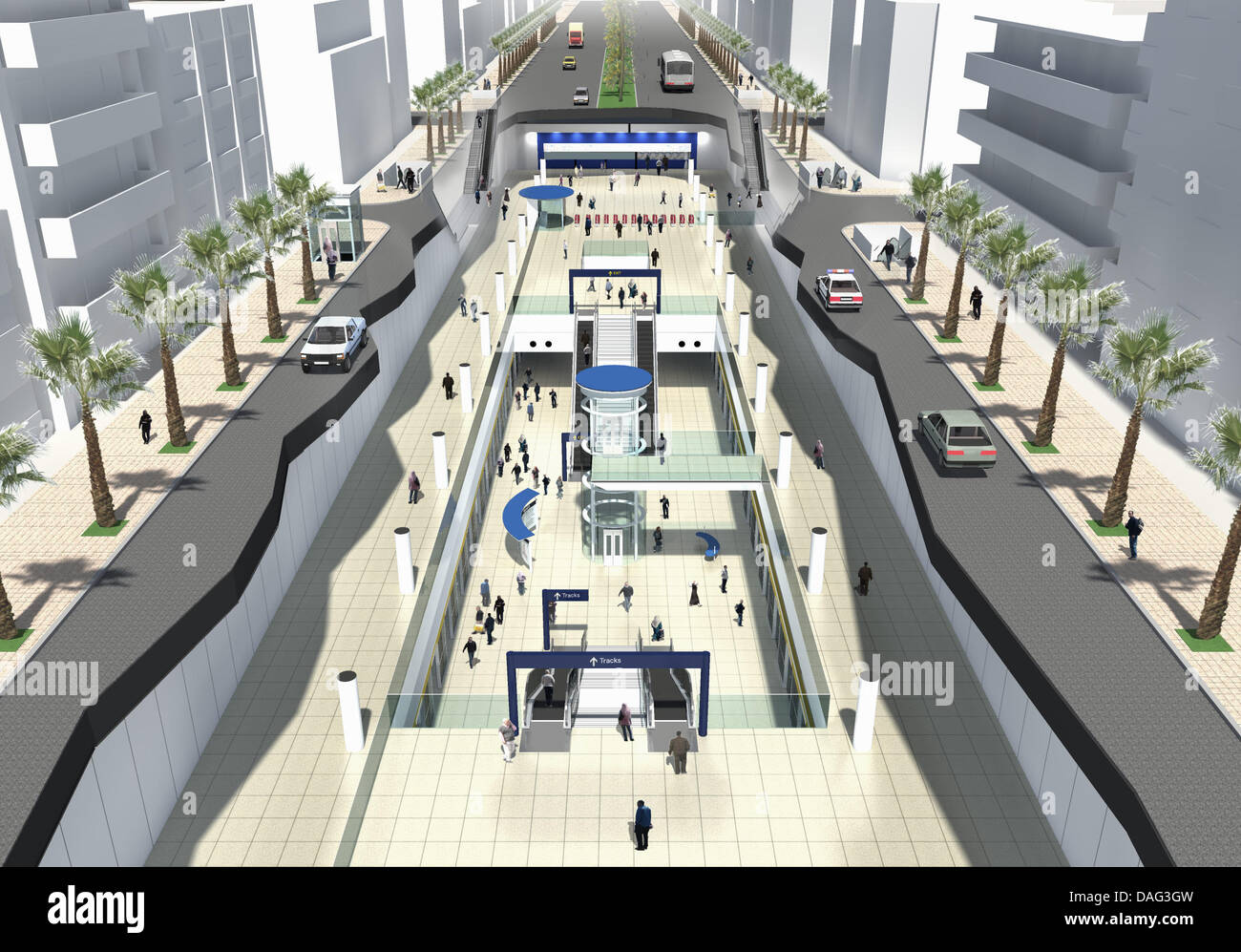 An undated handout by the construction company MRT Jakarta Project ...