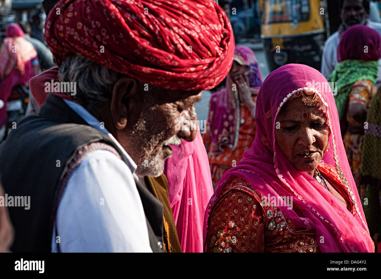 Rajasthani couple hi-res stock photography and images - Alamy