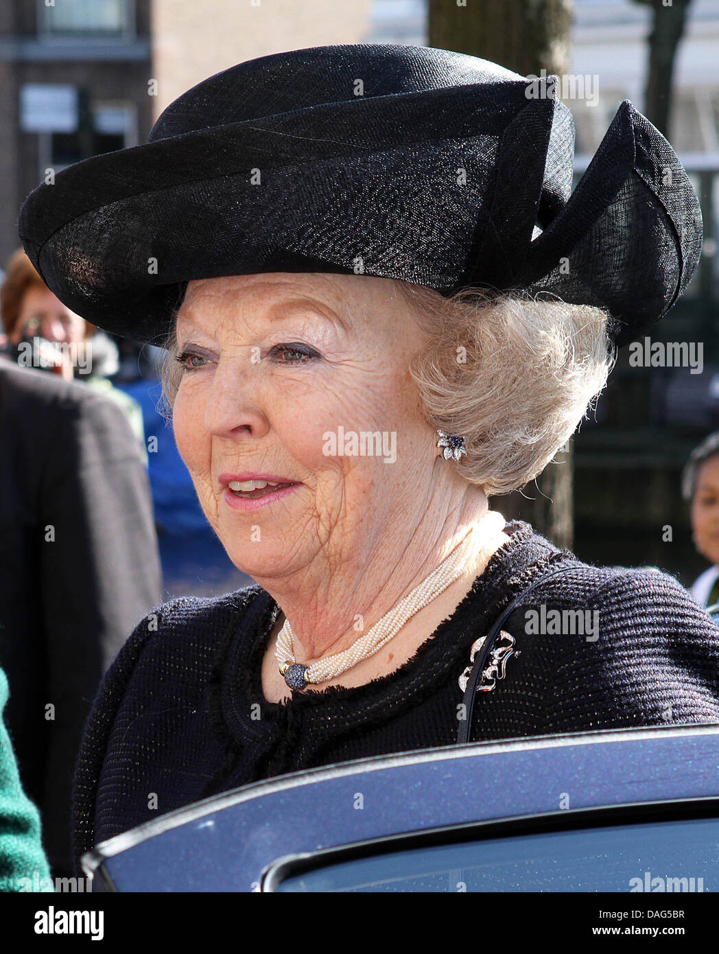 Dutch Queen Beatrix attends the opening of the exhibition 'Lucas van ...