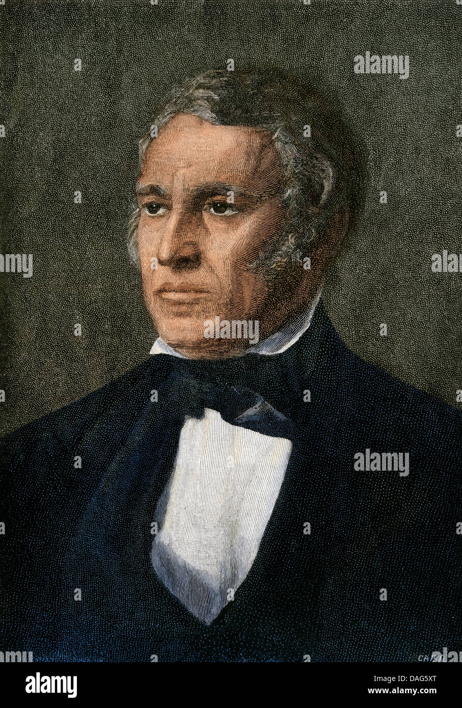 US President Zachary Taylor. Digitally colored woodcut Stock Photo - Alamy