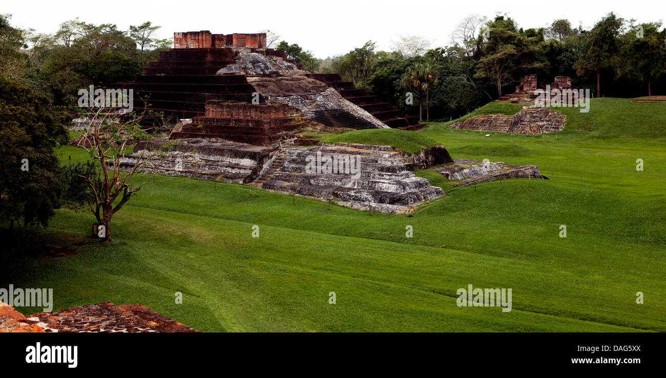 Tabasco state, México, Comalcalco, The Olmec-Mayan ruins, built with ...