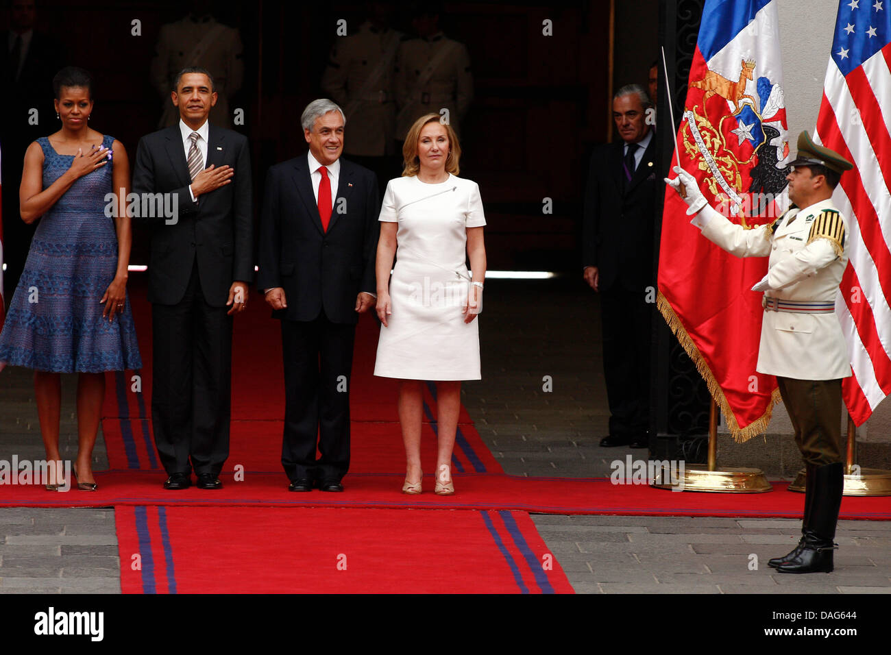 (L- R) U.S. First Lady, Michelle Obama, U.S. President Barack Obama ...