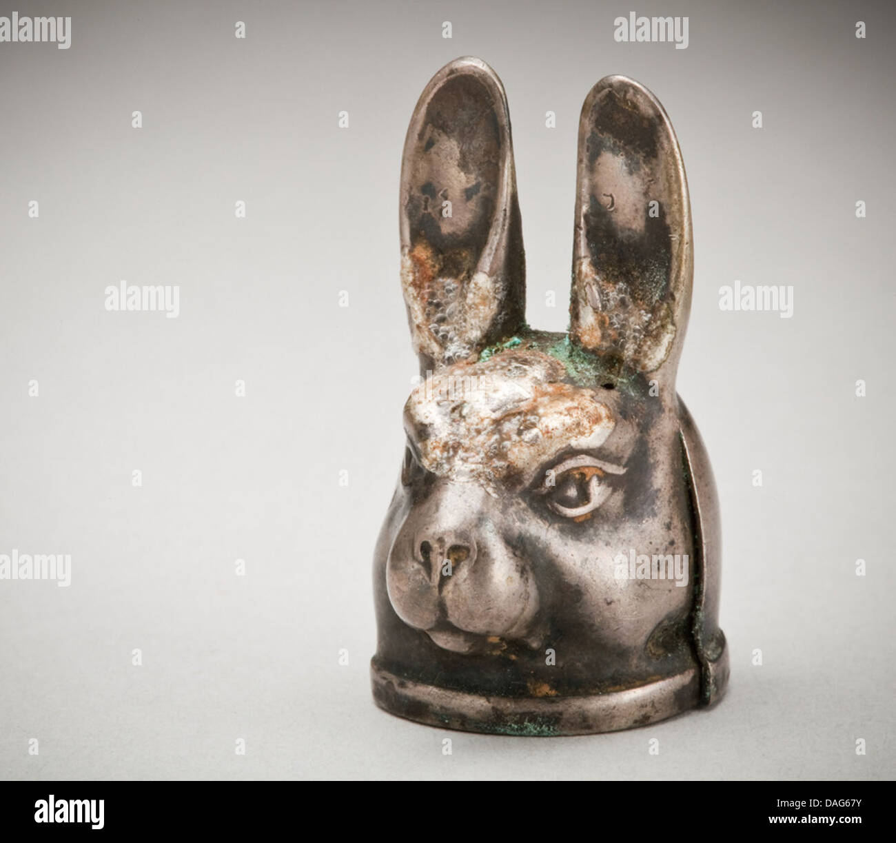 This sculpture of a rabbit head exemplifies skilled carving and ...