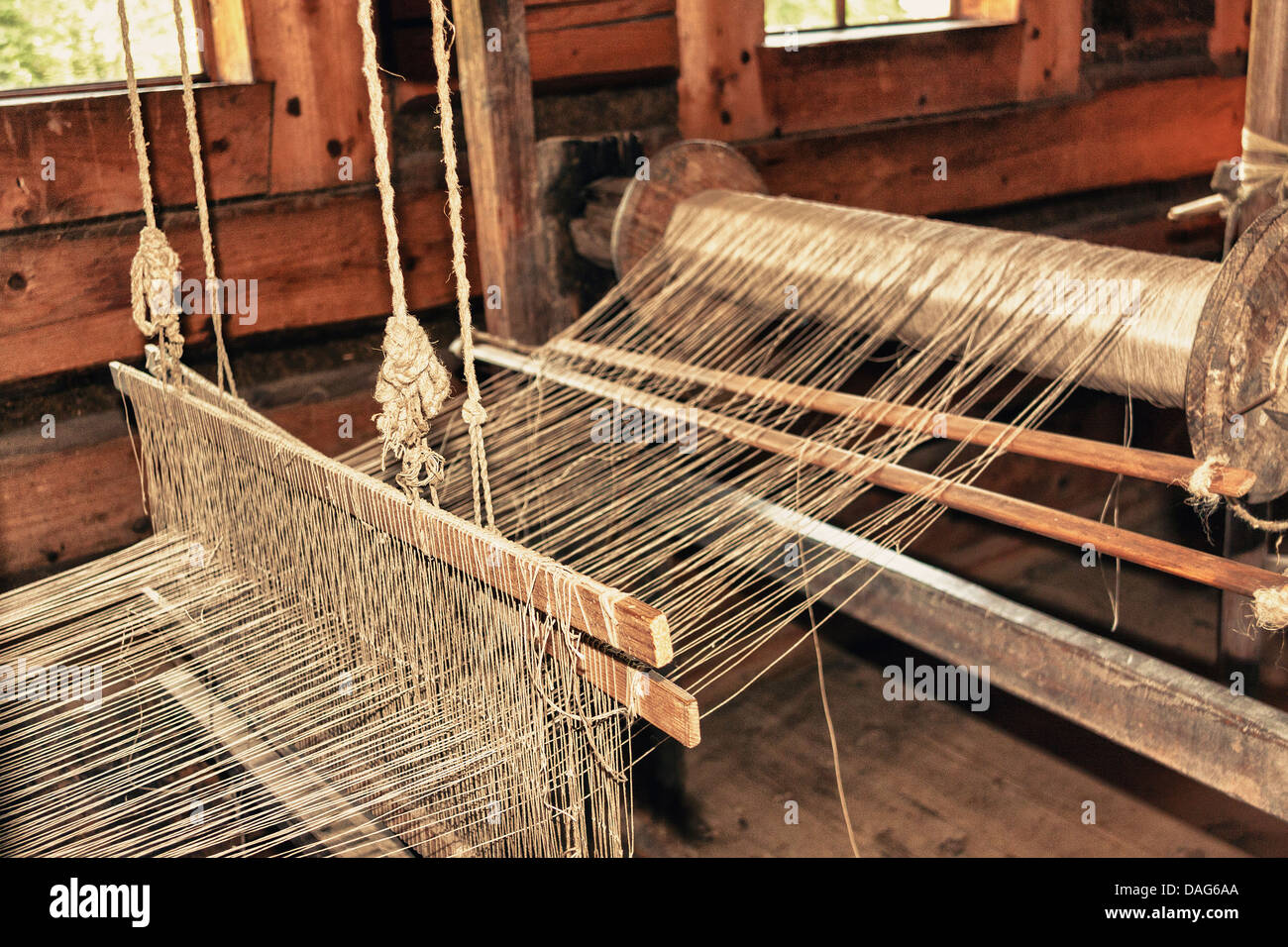 Weaving workshop in Paś-Filipek family house in The Orava Etnographic ...