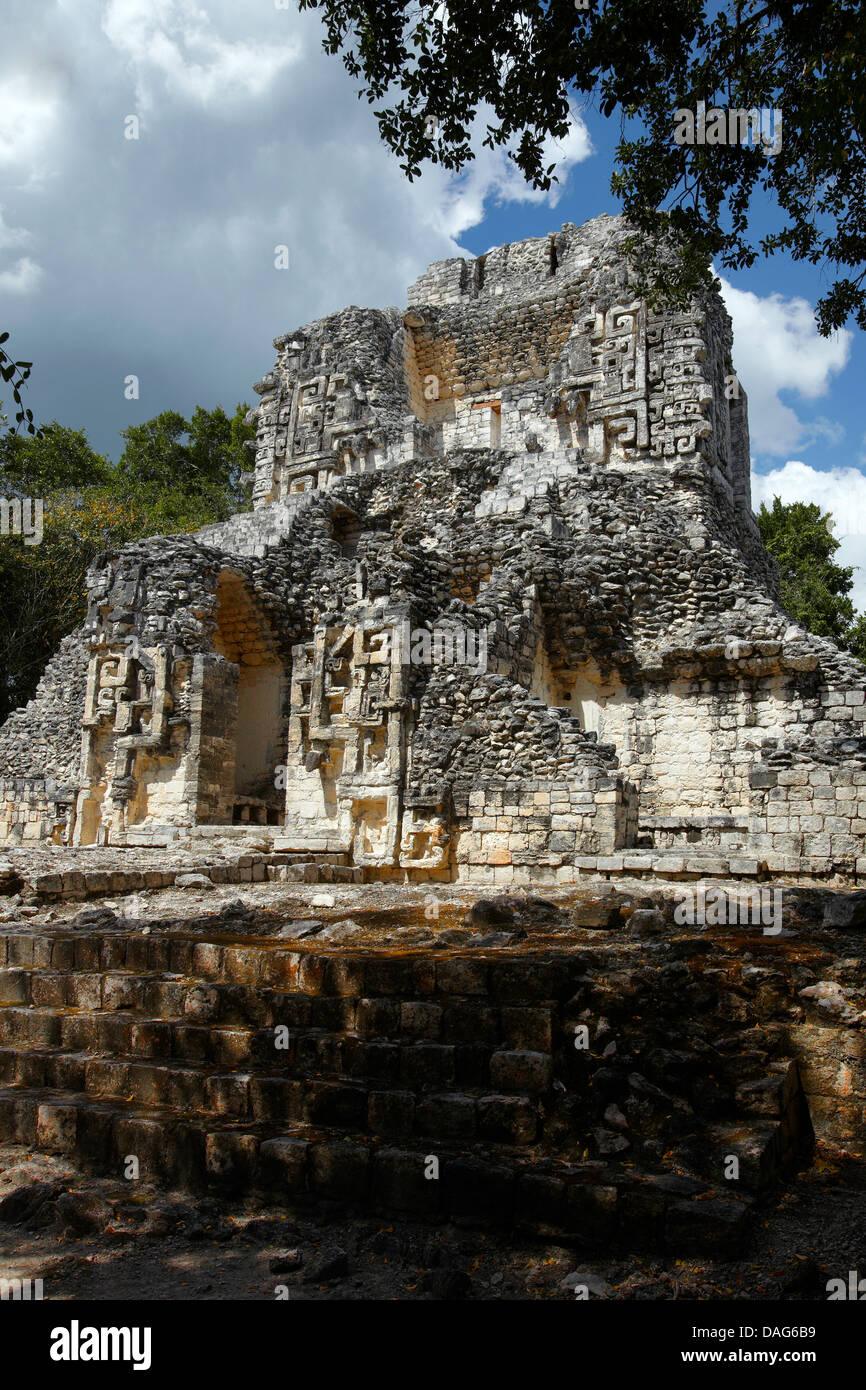 Mexico Campeche State Chicanna archaeological mayan site ruins classic ...
