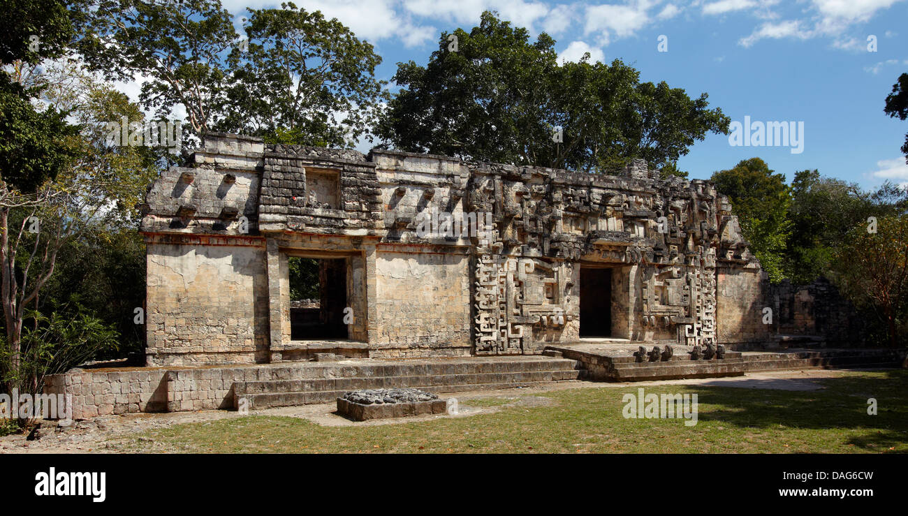 Mexico Campeche State Chicanna archaeological mayan site ruins classic ...