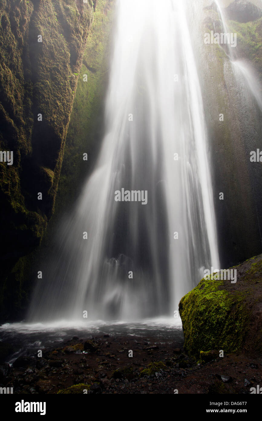 Gljufrabui or Gljufurafoss Waterfall - South Iceland Stock Photo - Alamy