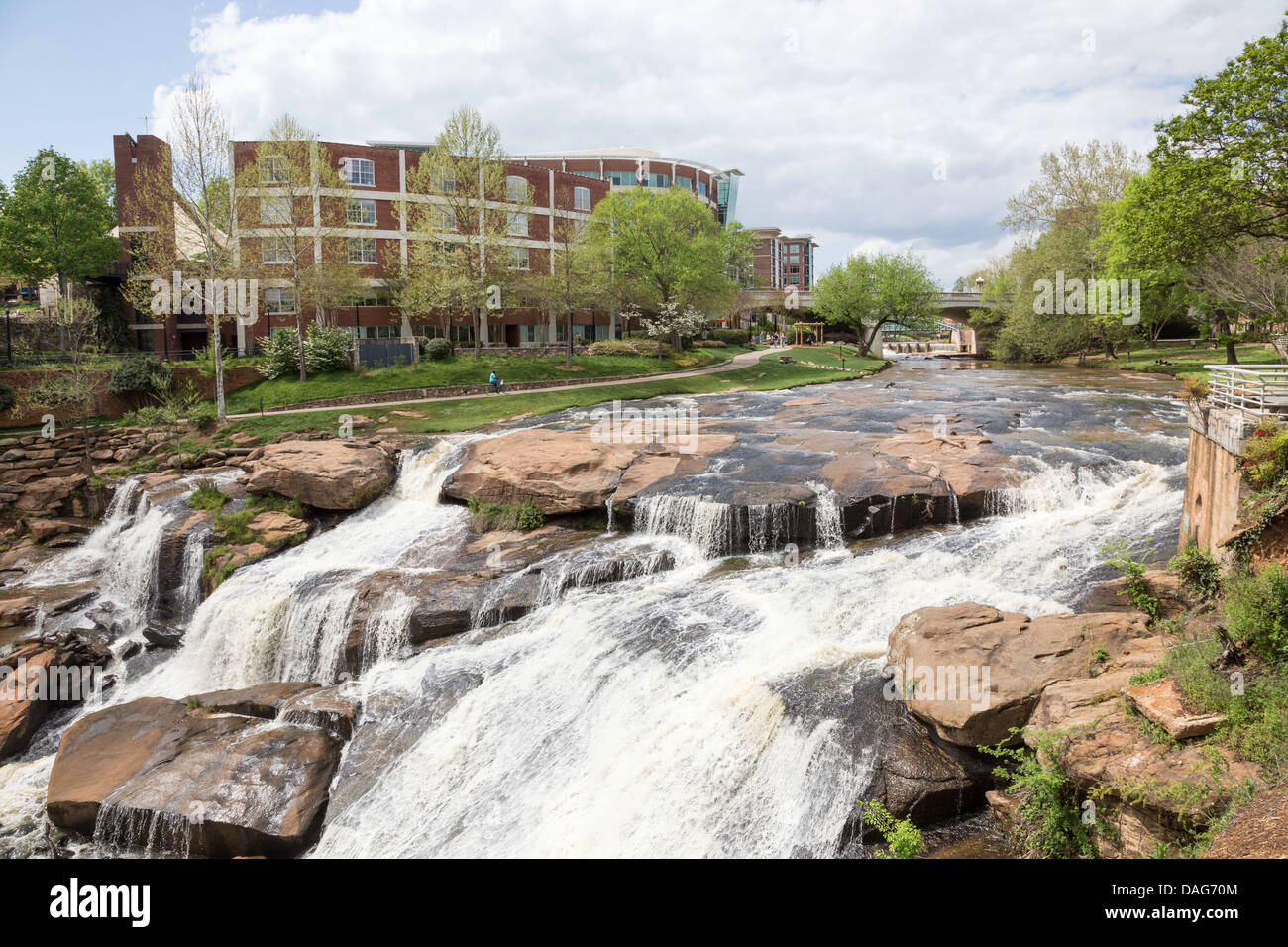 Falls Park on the Reedy, Greenville, SC, USA Stock Photo - Alamy