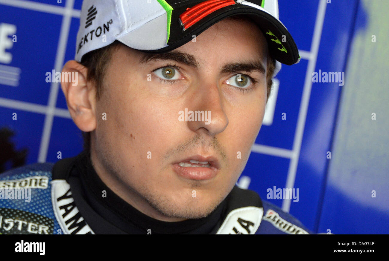 Hohenstein-Ernstthal, Germany. 12th July, 2013. Spanish MotoGP rider ...