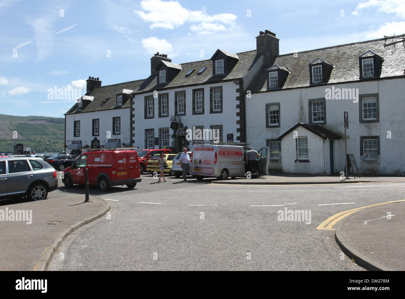 Inveraray street scene Scotland July 2013 Stock Photo - Alamy