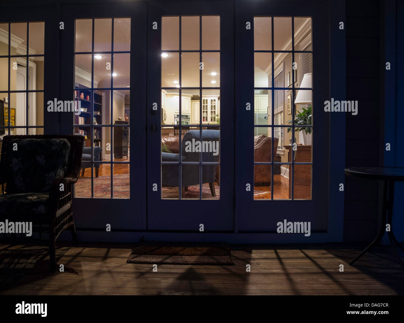 Inside house from outside hi-res stock photography and images - Alamy