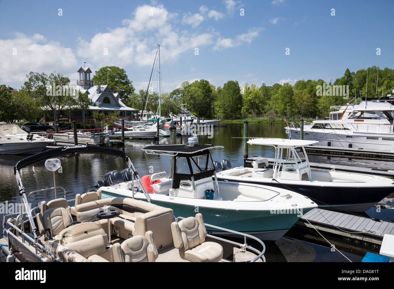 Wacca Wache Marina, Murrells Inlet, South Carolina, USA Stock Photo - Alamy