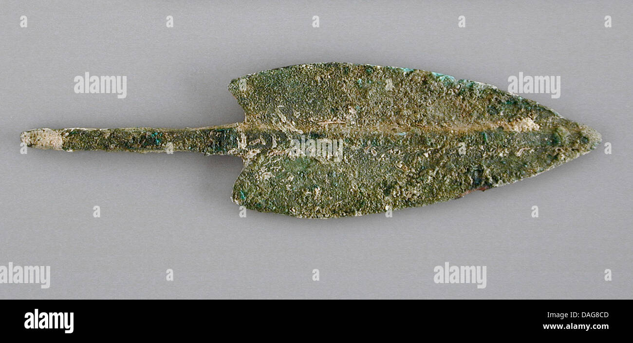 This set of seven spear points, part of LACMA’s collection, is an ...