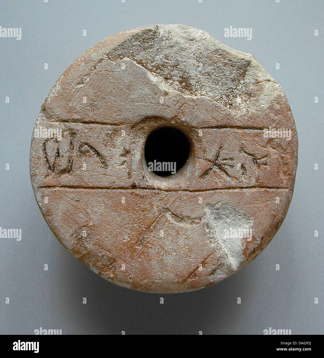 This spindle is a tool of ancient origin, designed for spinning fibers ...