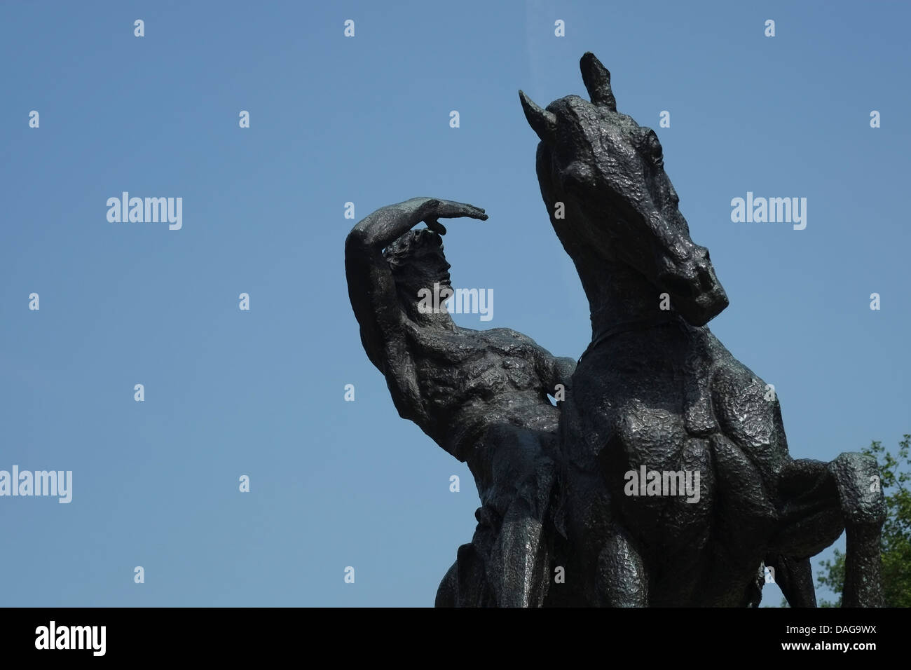 Physical energy statue london hi-res stock photography and images - Alamy