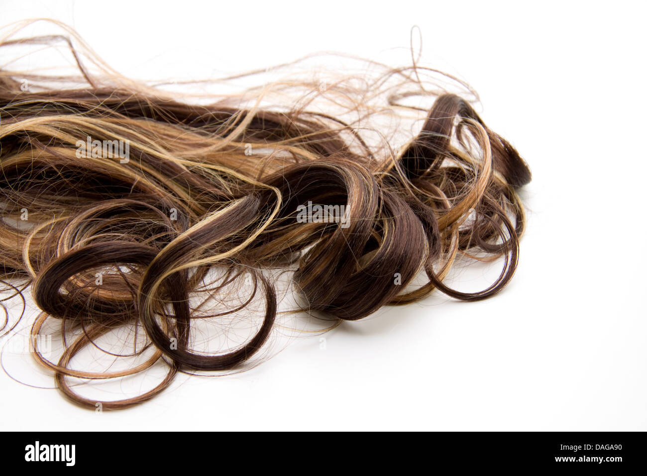 Hairpiece with locks Stock Photo - Alamy