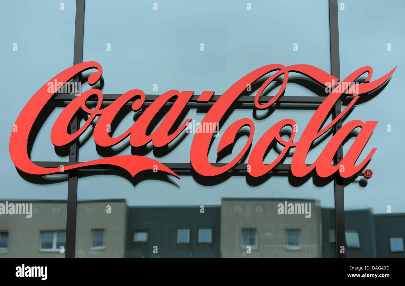 The Coca-Cola sign is pictured on company headquarters on Stralauer ...