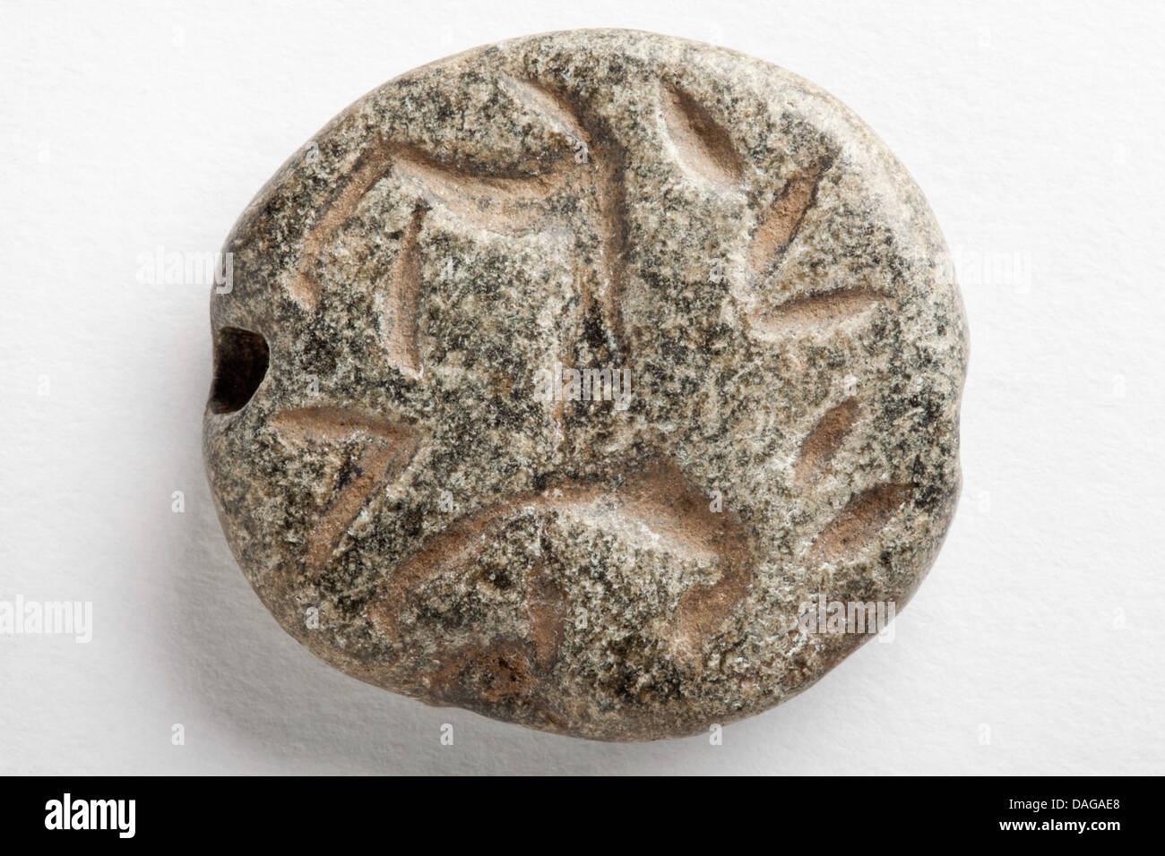 An ancient stamp seal from the Ancient Near East, used to impress ...
