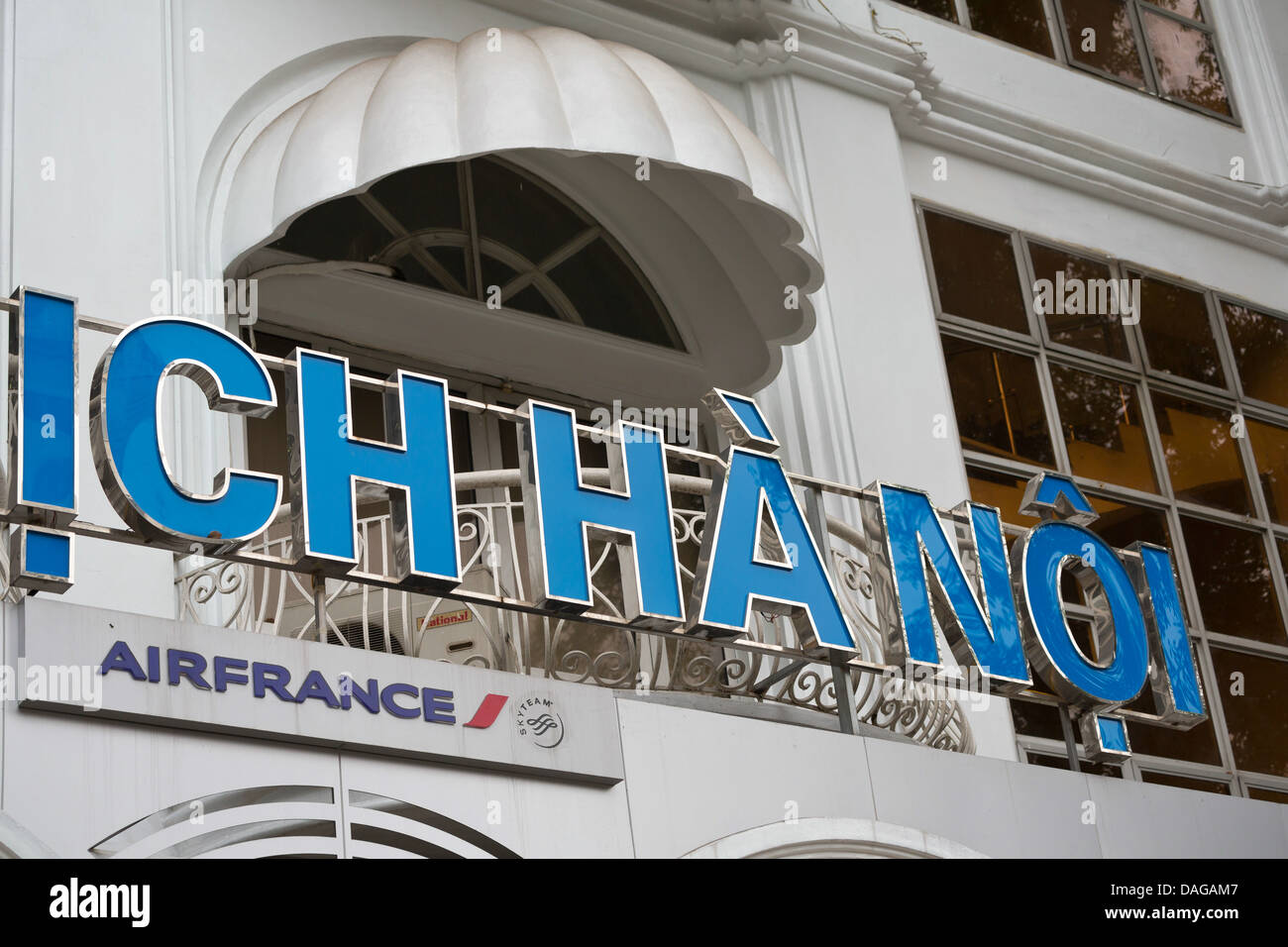 Advertising Signs in Hanoi, Vietnam Stock Photo - Alamy