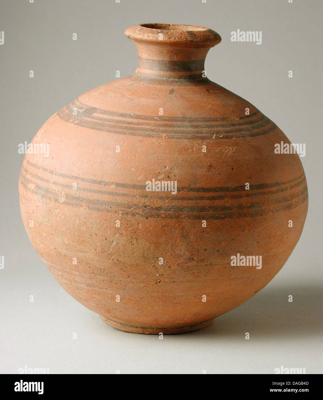 This vessel is an example of ancient ceramic work, showcasing detailed ...