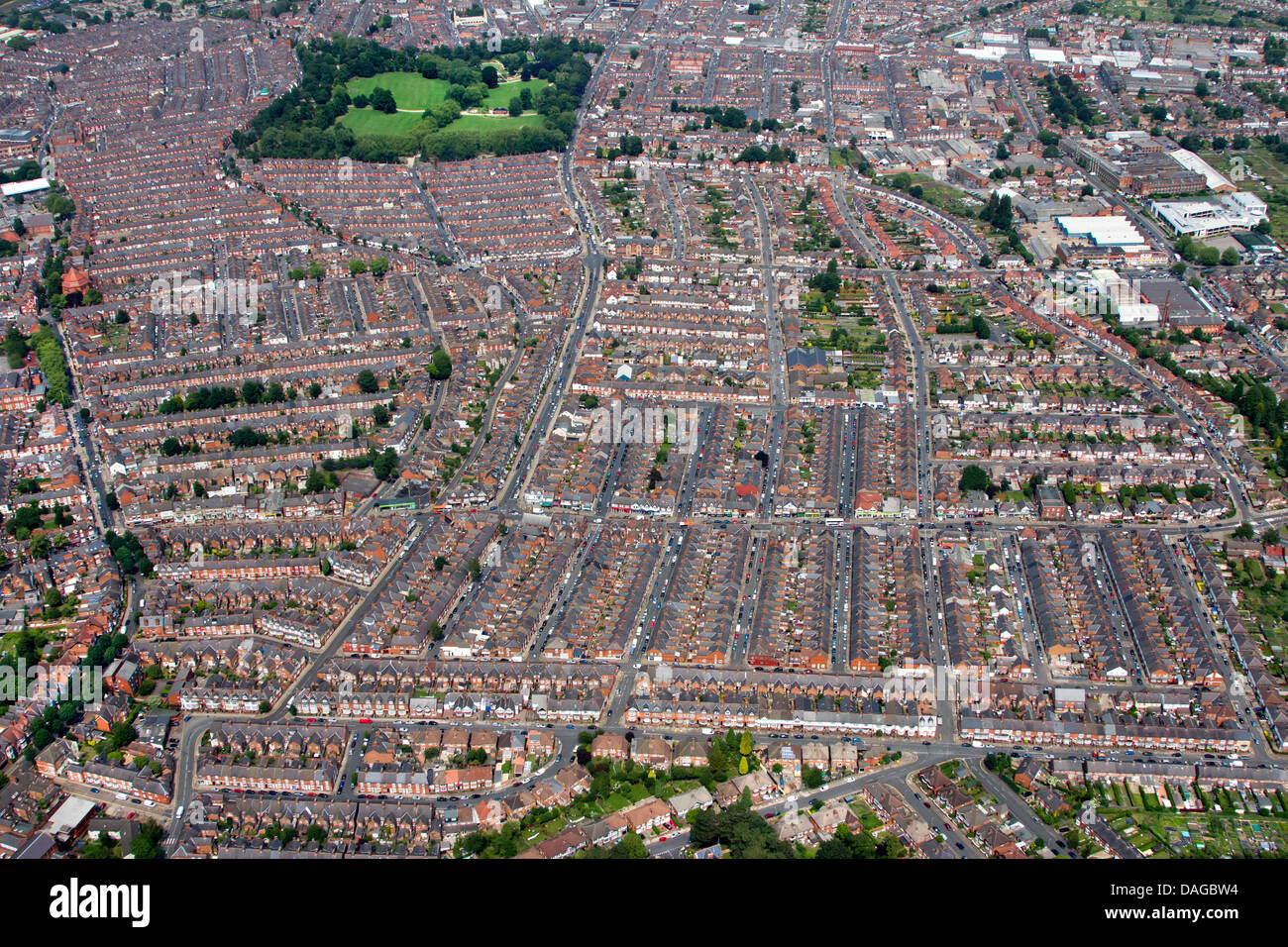AERIAL VIEW OF LEICESTER CITY CENTRE Stock Photo - Alamy
