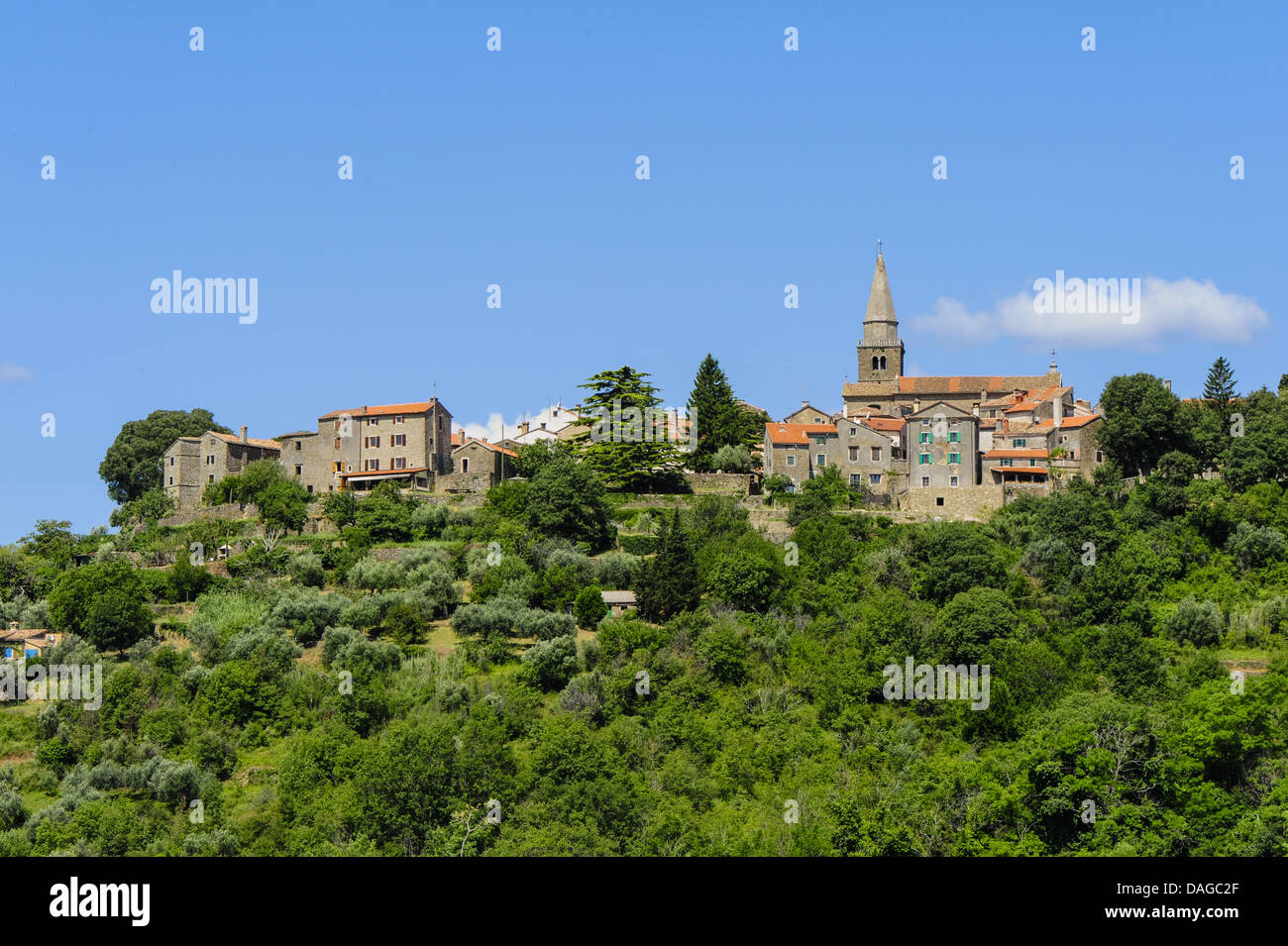 Istria, Croatia, Groznjan Stock Photo - Alamy