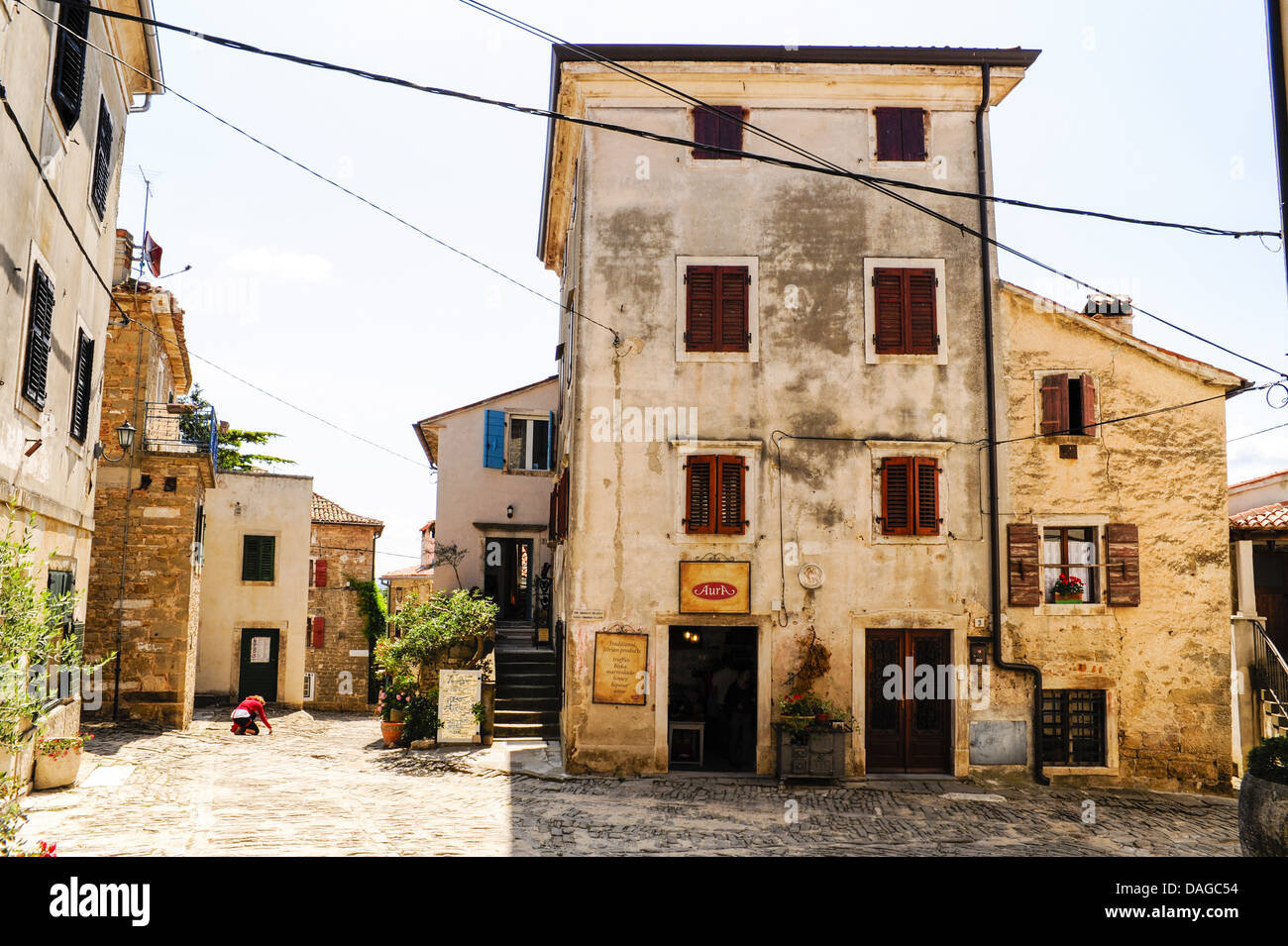 Istria, Croatia, Groznjan Stock Photo - Alamy