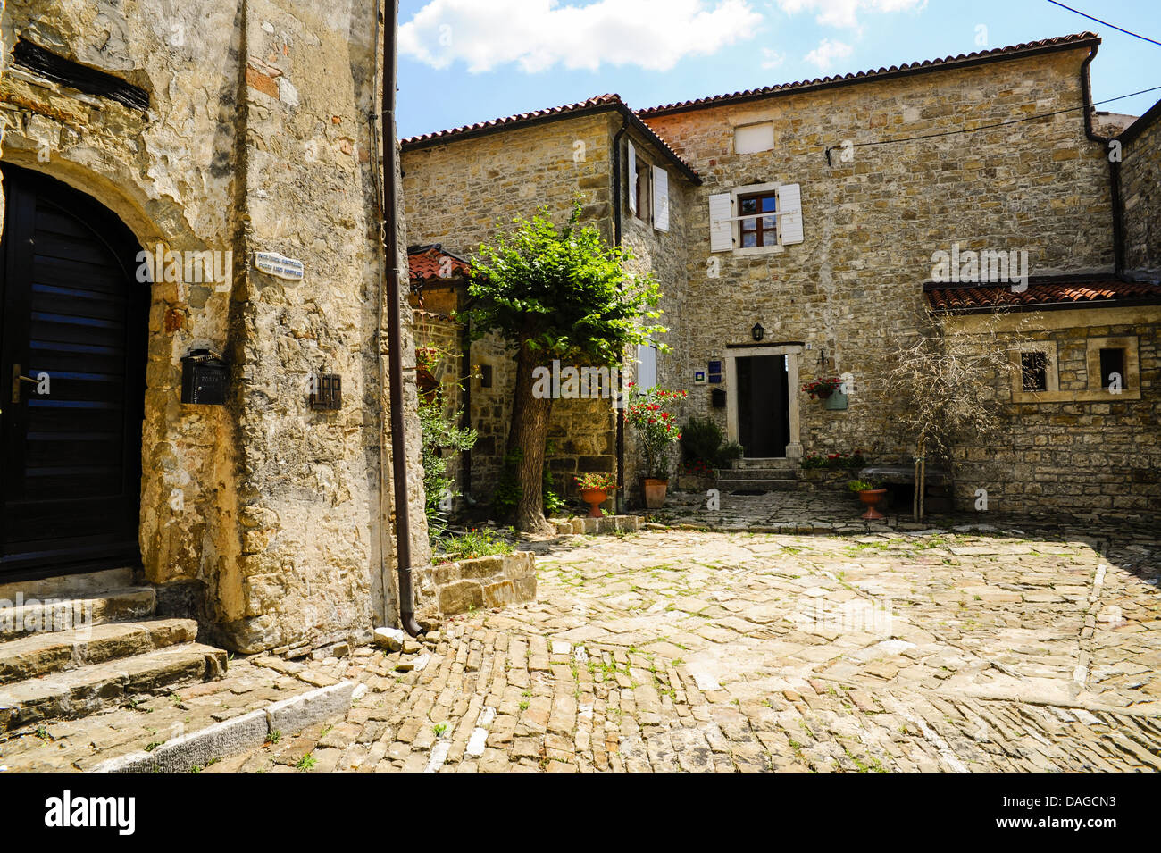 Istria, Croatia, Groznjan Stock Photo - Alamy