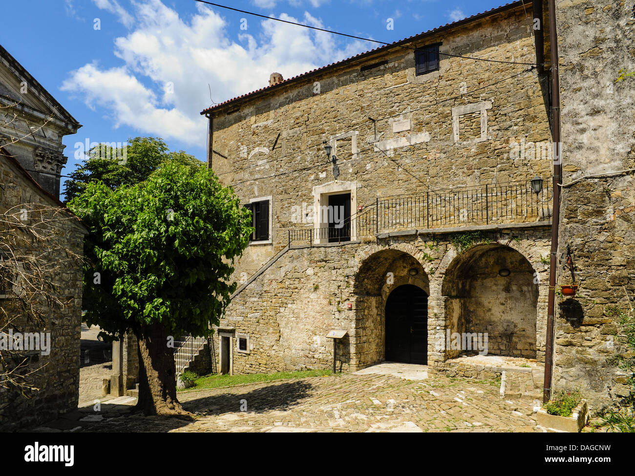 Istria, Croatia, Groznjan Stock Photo - Alamy