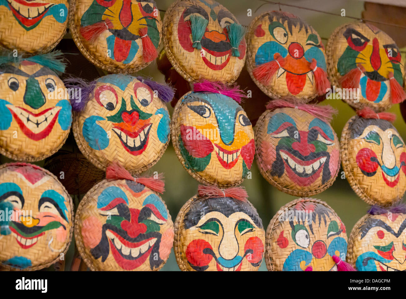 Traditional Masks on Sale in Hanoi, Vietnam Stock Photo - Alamy