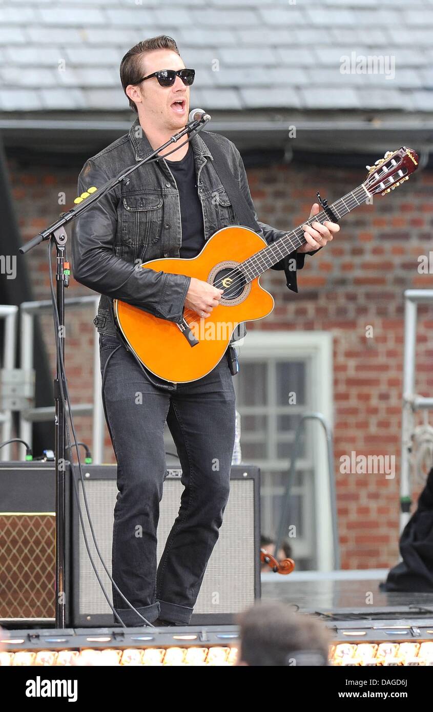 New York, NY. 12th July, 2013. Zach Filkins on stage for Good Morning ...