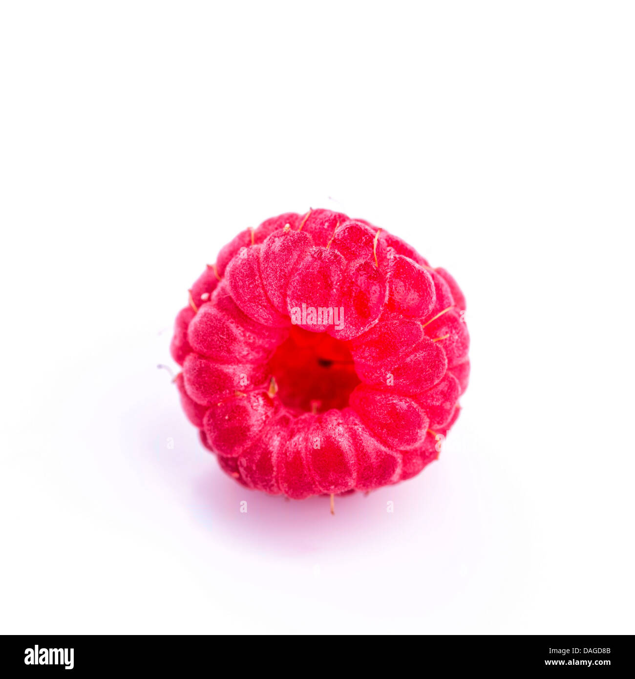 Ripe raspberry isolated on a white background Stock Photo - Alamy