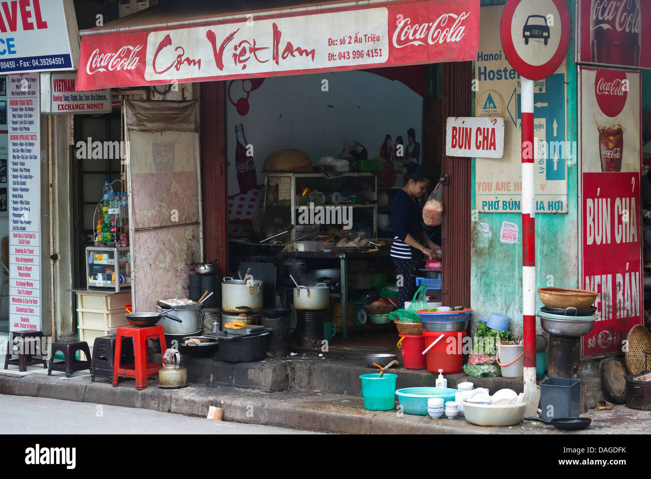 Typical Shop Front in the Old Quarter of Hanoi, Vietnam Stock Photo - Alamy