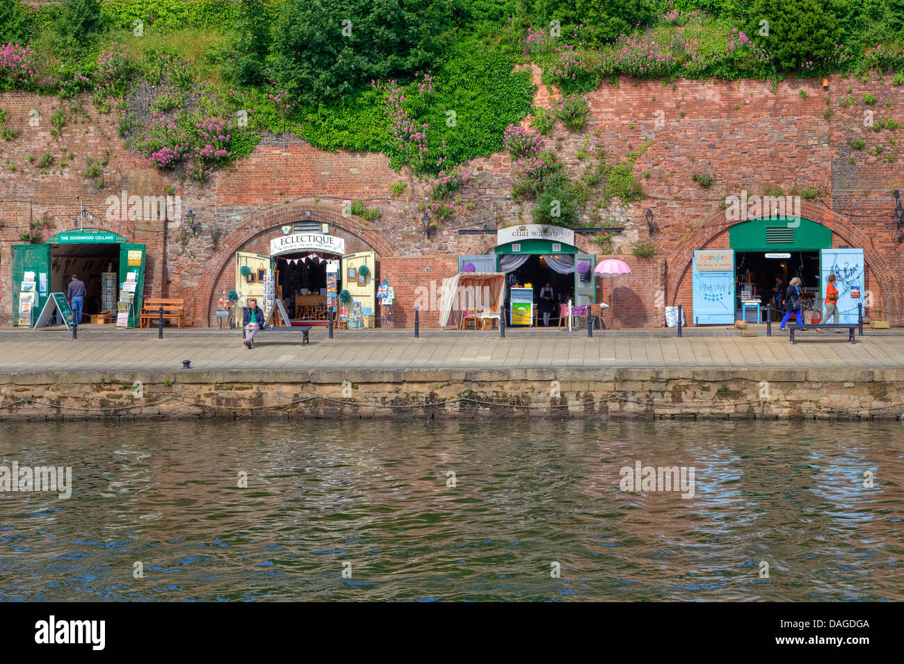 Exeter Quayside, Devon, England, United Kingdom Stock Photo - Alamy
